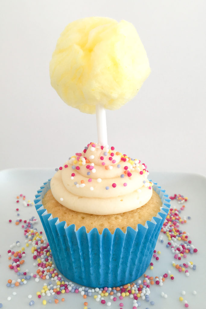 Candy Floss Cupcakes (Cotton Candy Cupcakes) | Club Crafted