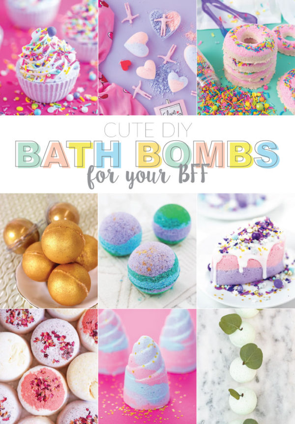 Cute DIY Bath Bombs to Share with your BFF | Club Crafted