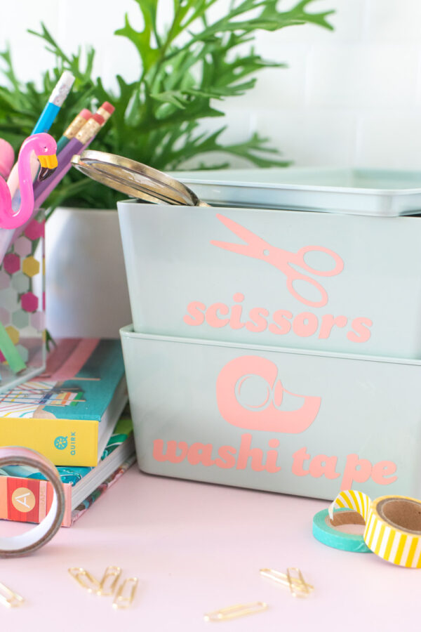 DIY Vinyl Labels with Cricut Joy // 5-Minute DIY Idea! by Club Crafted